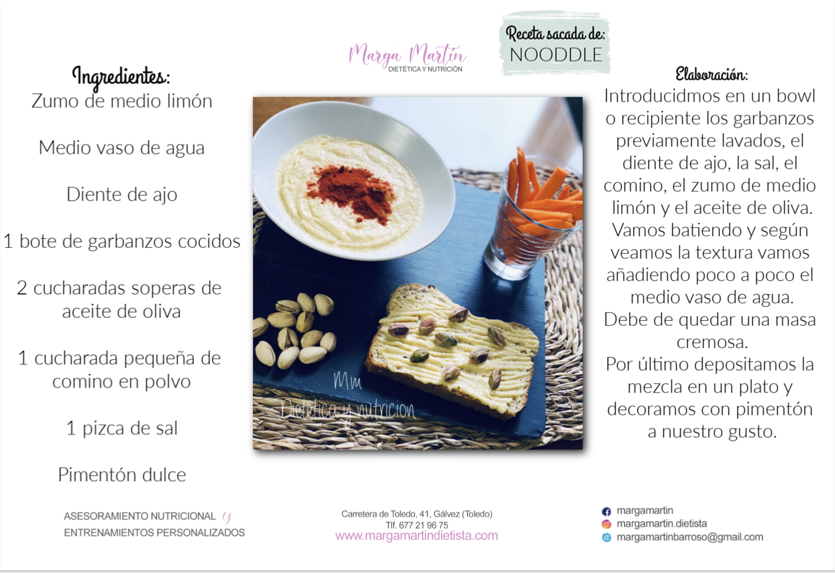 Hummus – Marga Martin